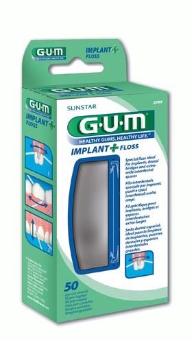 GUM IMPLANT+ FLOSS 50st *UTGÅENDE - Nordenta